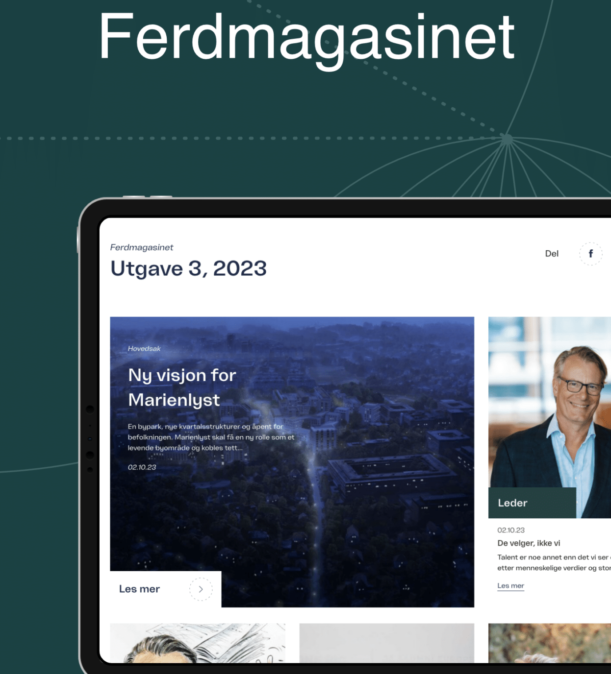 Vi skal skape varige verdier og sette tydelige spor