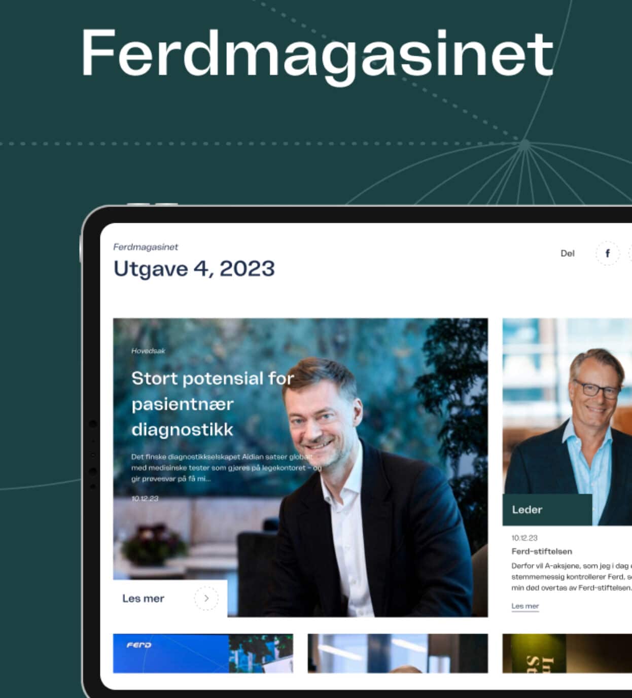 Vi skal skape varige verdier og sette tydelige spor