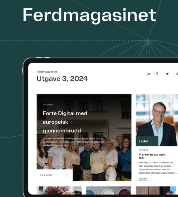 Vi skal skape varige verdier og sette tydelige spor